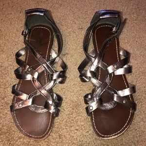 Mossimo Supply Co. | Shoes | Mossimo Bronze Sandals 65 | Poshmark